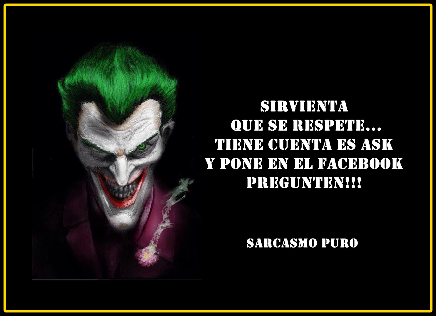 Sarcasmo Puro: Frases sarcasticas, de amor y desprecio
