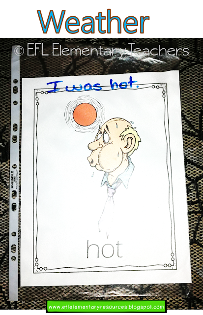 EFL Elementary Teachers: The Weather was –Simple past of verb to be