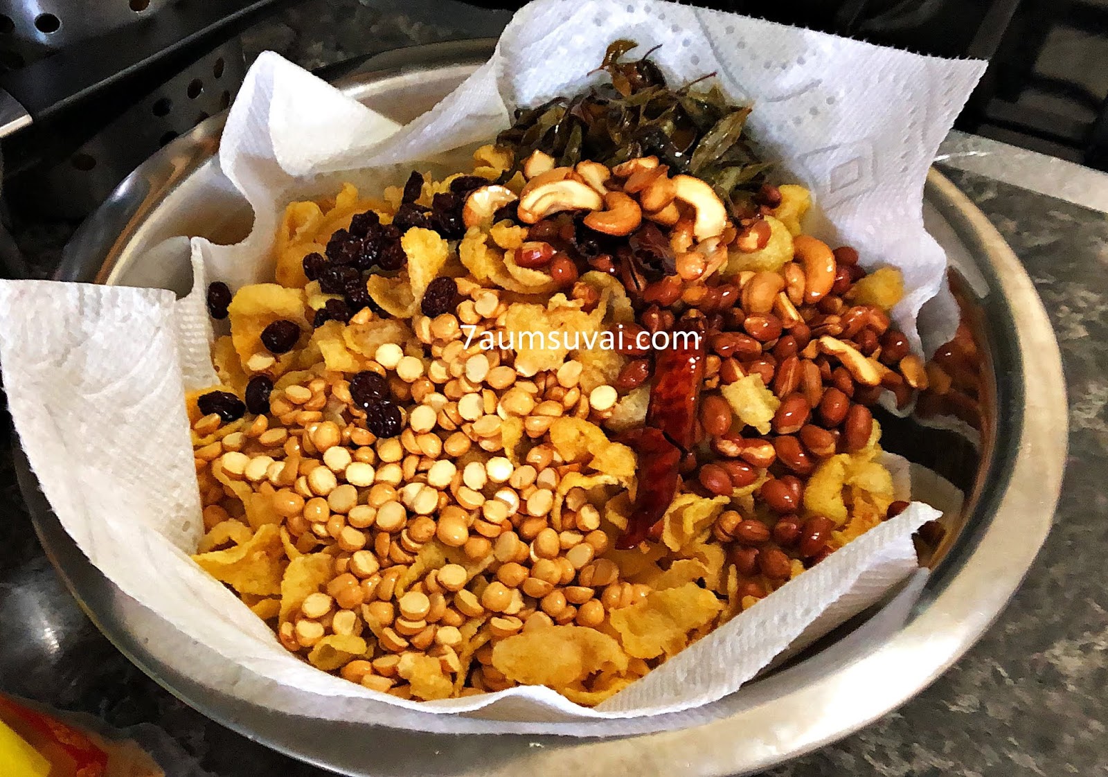 Corn mixture / Corn flakes mixture / Diwali special snacks with video ...