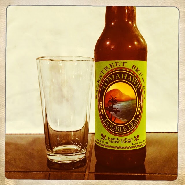 NorCal Beer Blog: Backstreet Brewery Tomahawk Double IPA