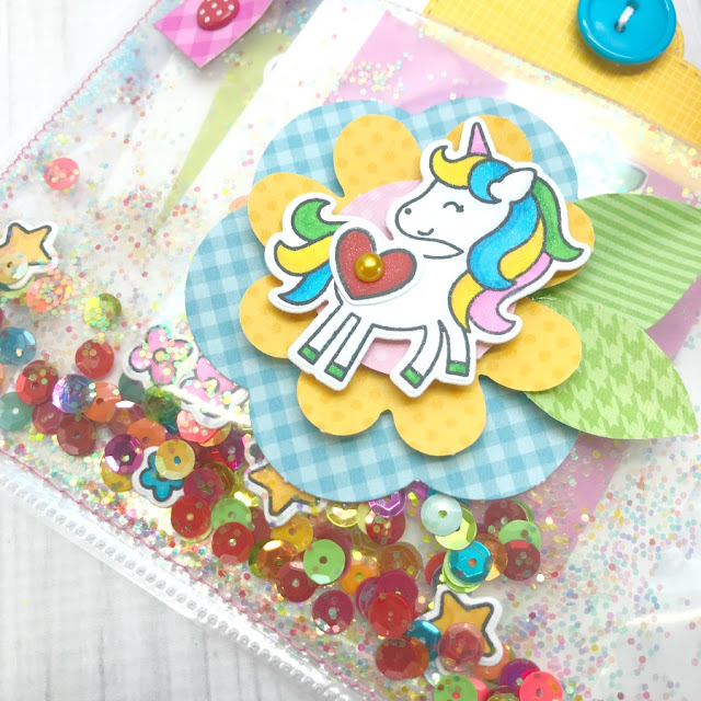 Doodlebug Design Inc Blog: LOADED FOLDER FOR UNICORN FANS | with Shellye
