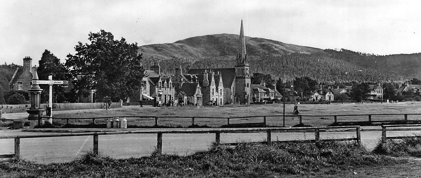 Tour Scotland: Old Photograph Church Street Aboyne Scotland