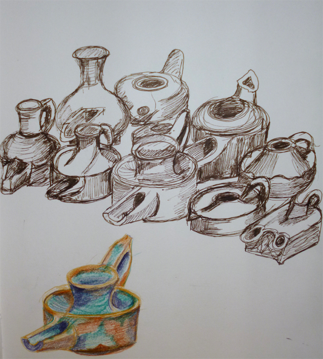 magsramsay: Drawing Ceramics at the V&A