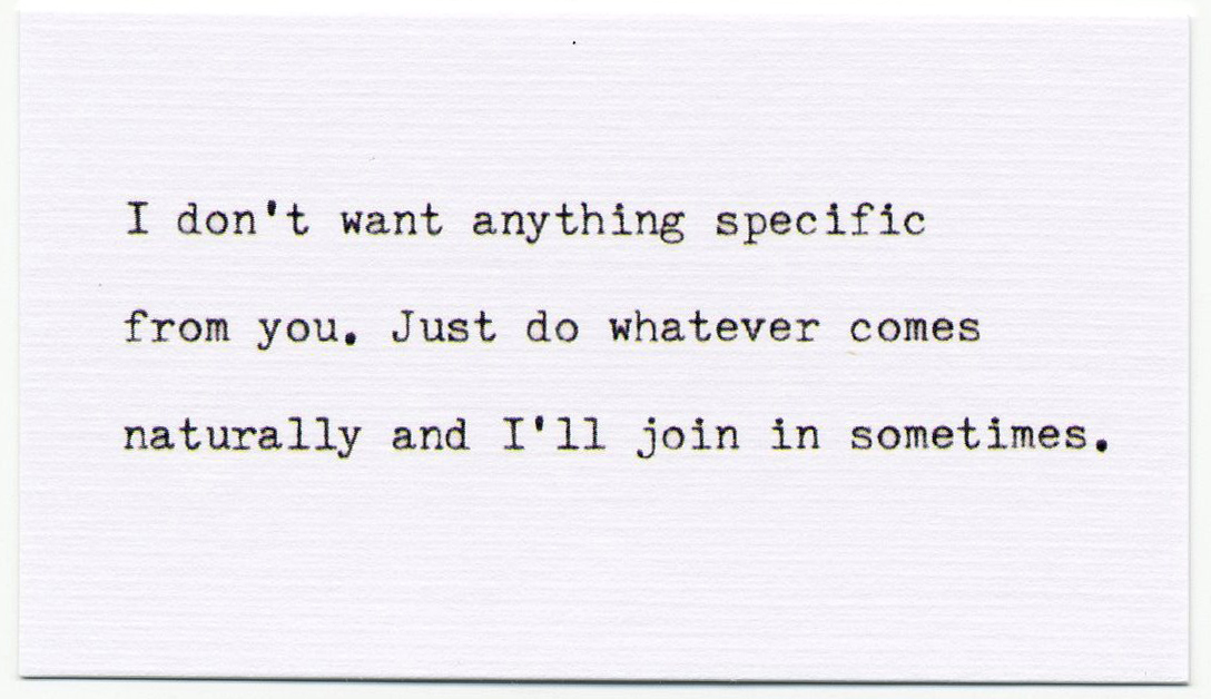 personal message : personal messages (SOLD OUT)