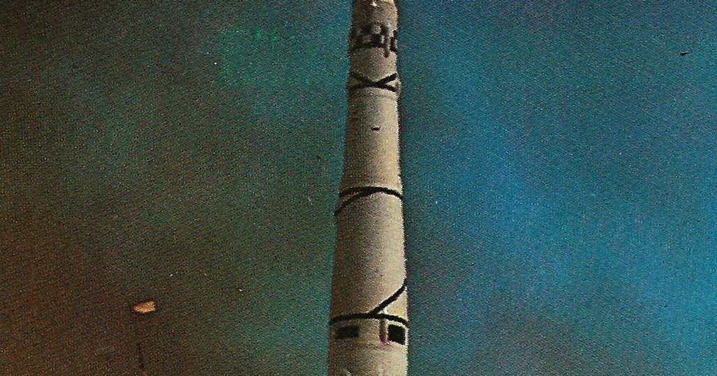 My Favorite Space Postcards: Lift-Off of The Thor IRBM Discover II Rocket