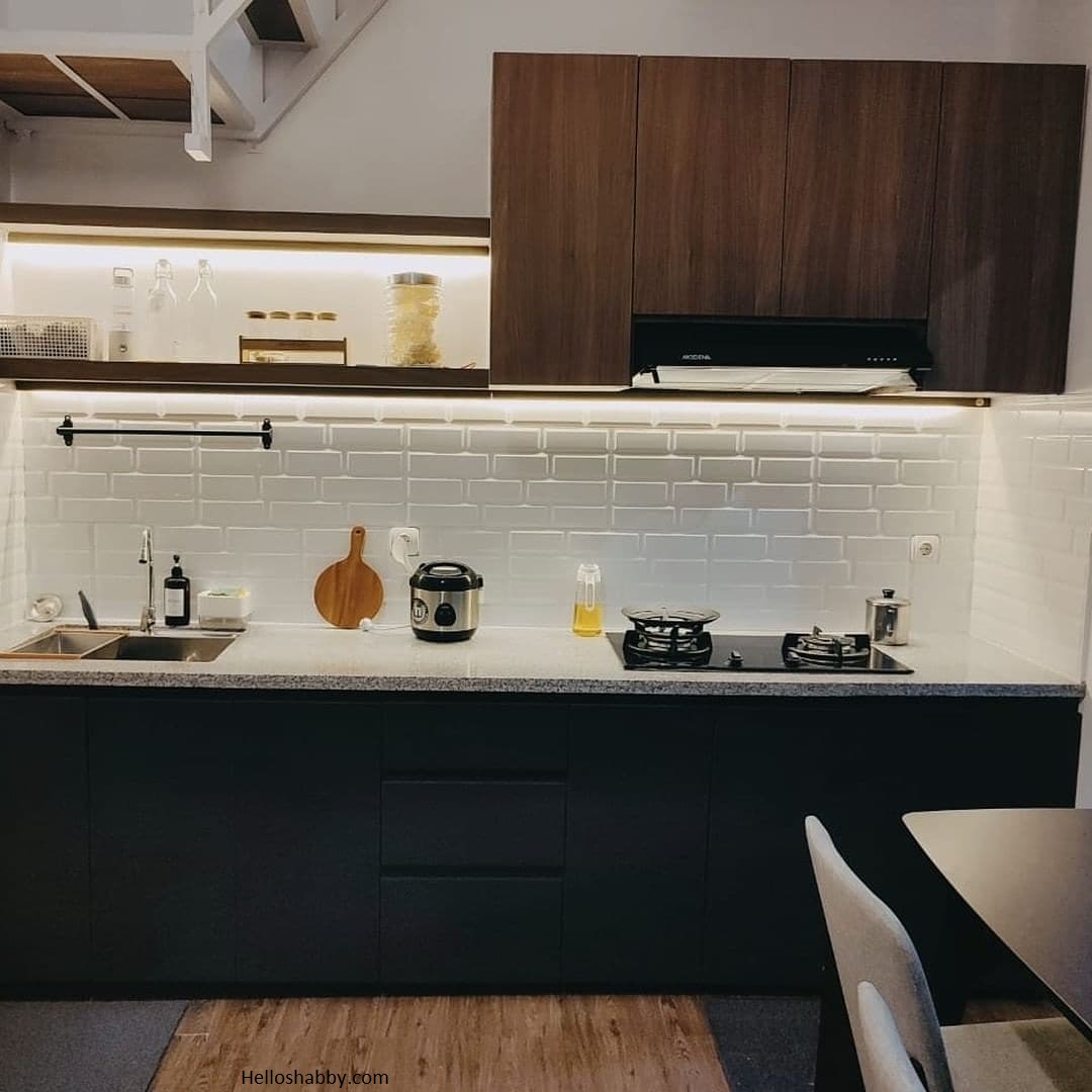 7 Inspirasi Warna Dapur Serba Hitam, Simpel, Keren dan Elegan Banget ...