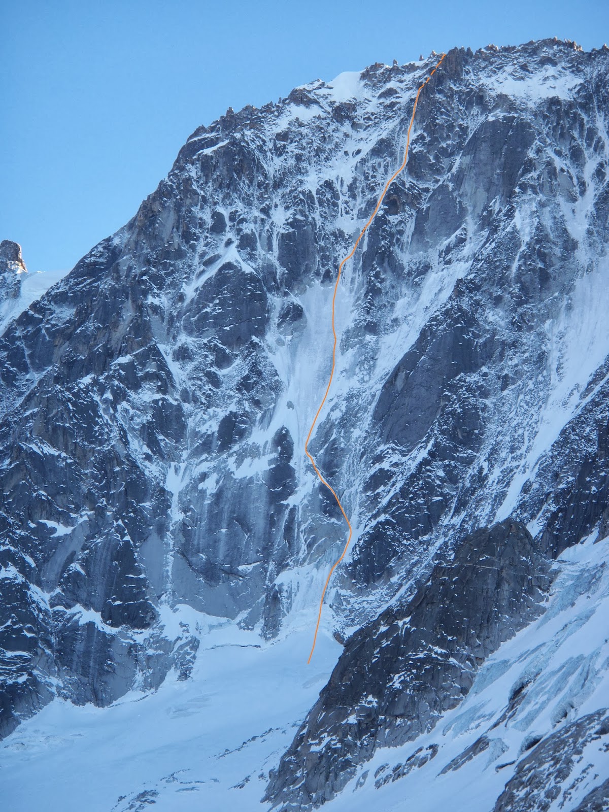 Adrian Nelhams: The Classic Ginat on the North Face of Les Droites