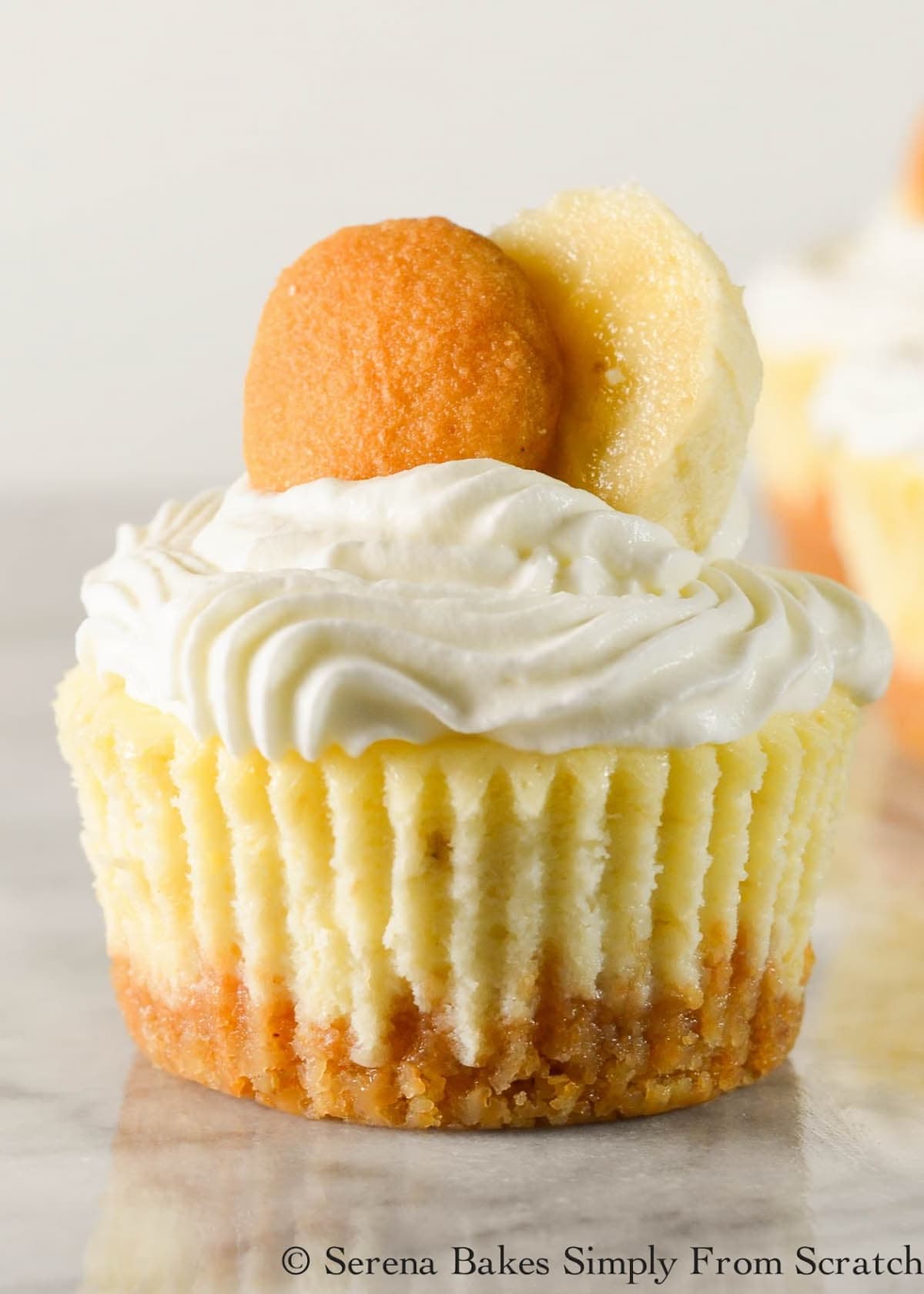 Mini Banana Pudding Cheesecake | Serena Bakes Simply From Scratch