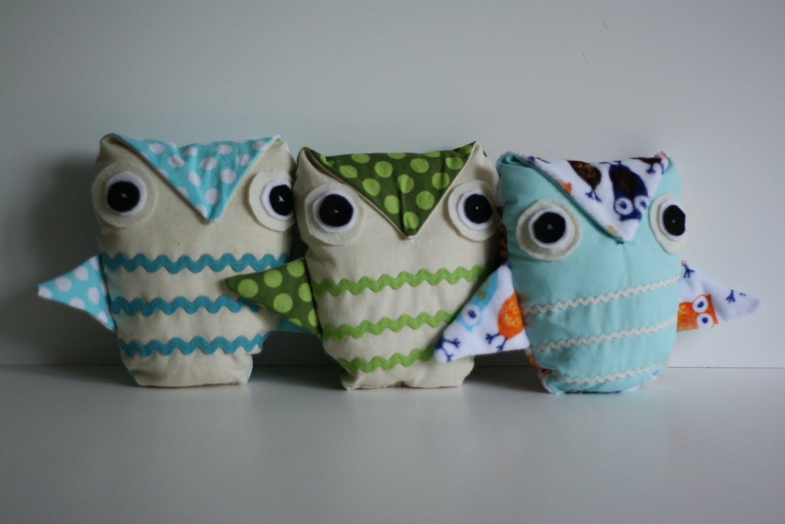 rick rack owl PDF pattern - see kate sew