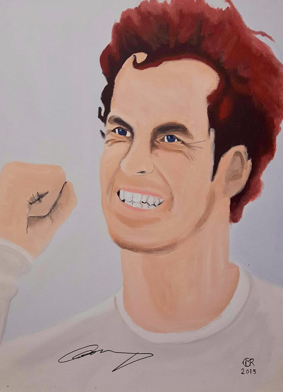 Blind Artist: Andy Murray