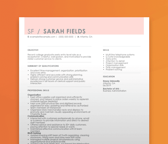 Resume And Objective ~ Resume Letter