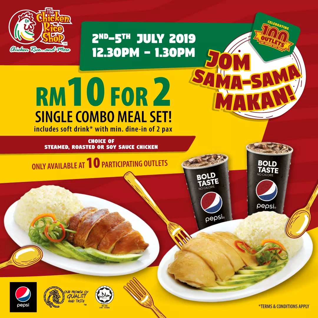 Betty's Journey: The Chicken Rice Shop is having a Promotion "RM10 for ...