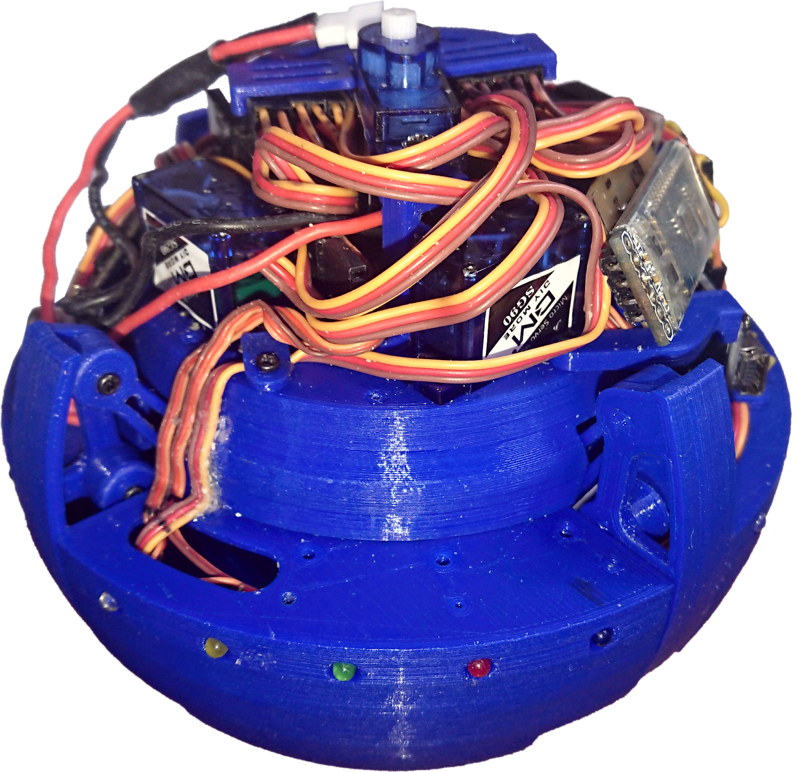 Tim's Blog Place: Spherical Quadruped Robot