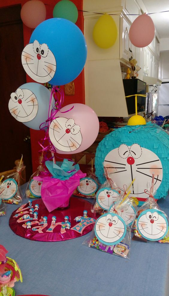 83 ideas de decoración para Fiesta de Doraemon