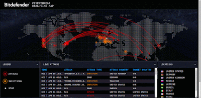 Top the best live threat map cybernetic (Realtime)
