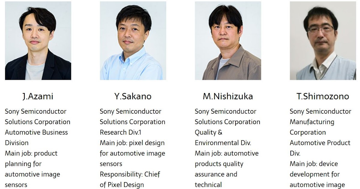 Image Sensors World: Sony Automotive Sensors Development Began as an ...