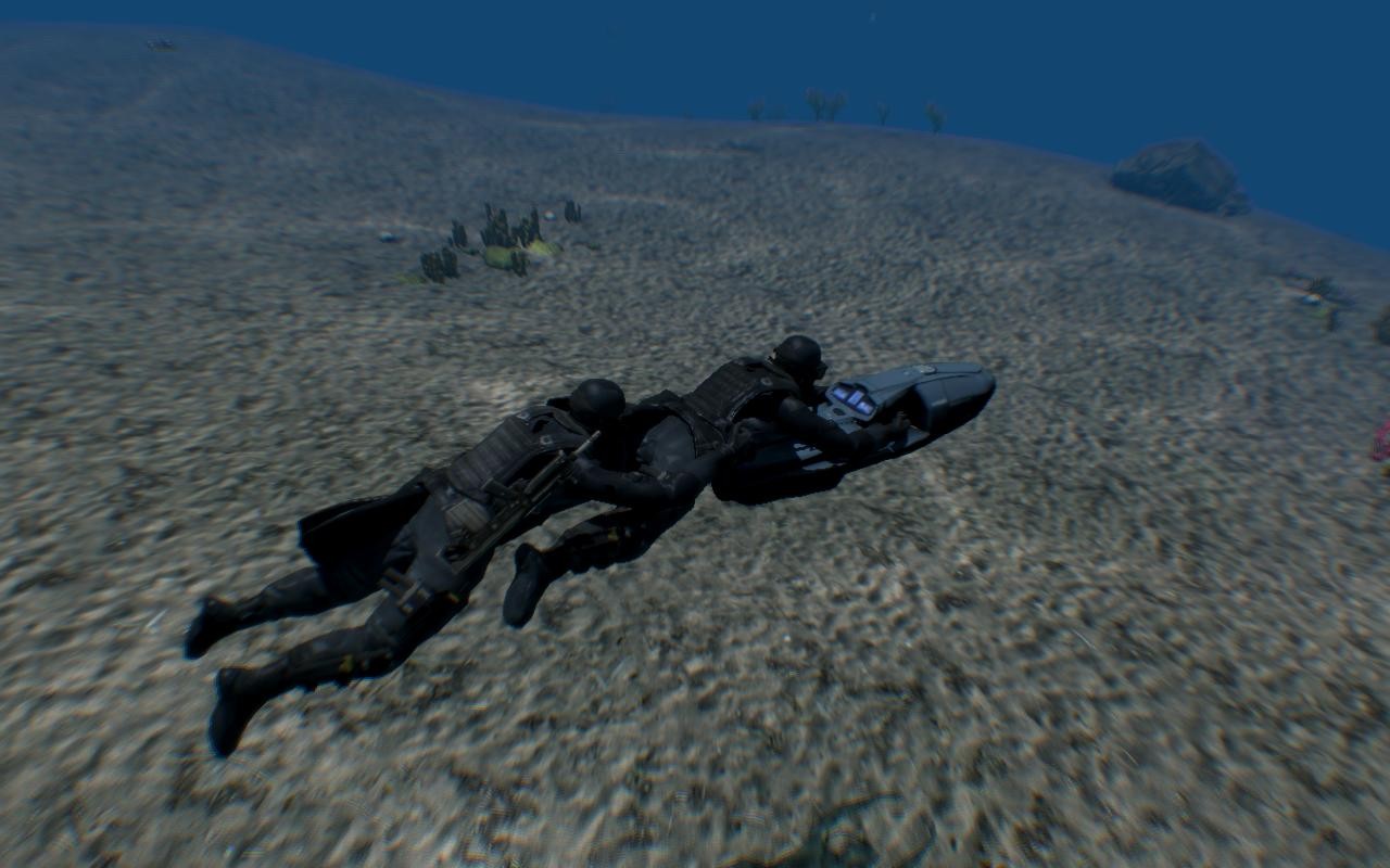 小型で 2 人まで乗れる Arma 3 用の潜水艇 SEABOB MAGNUM WATER SHADOW 730 アドオン | 弱者の日記 ...