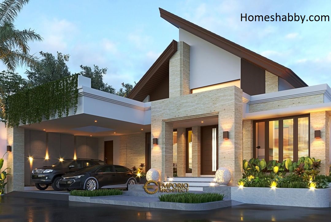 7 Inspirasi Desain Rumah Gaya Tropis Modern Terbaik Tahun ini ...