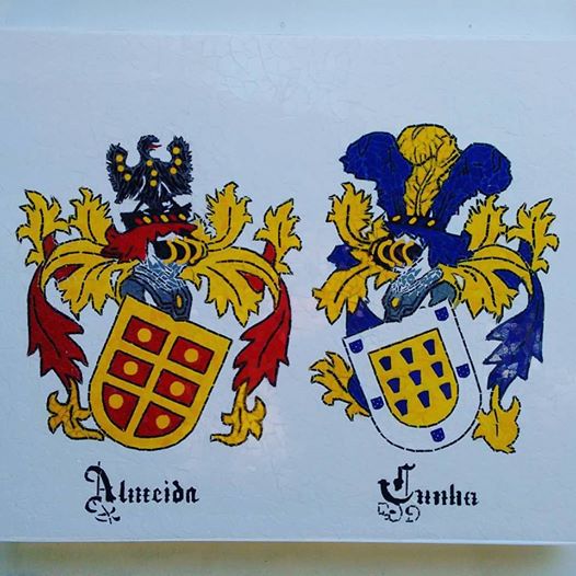 BRASÃO DAS FAMILIAS ALMEIDA E CUNHA