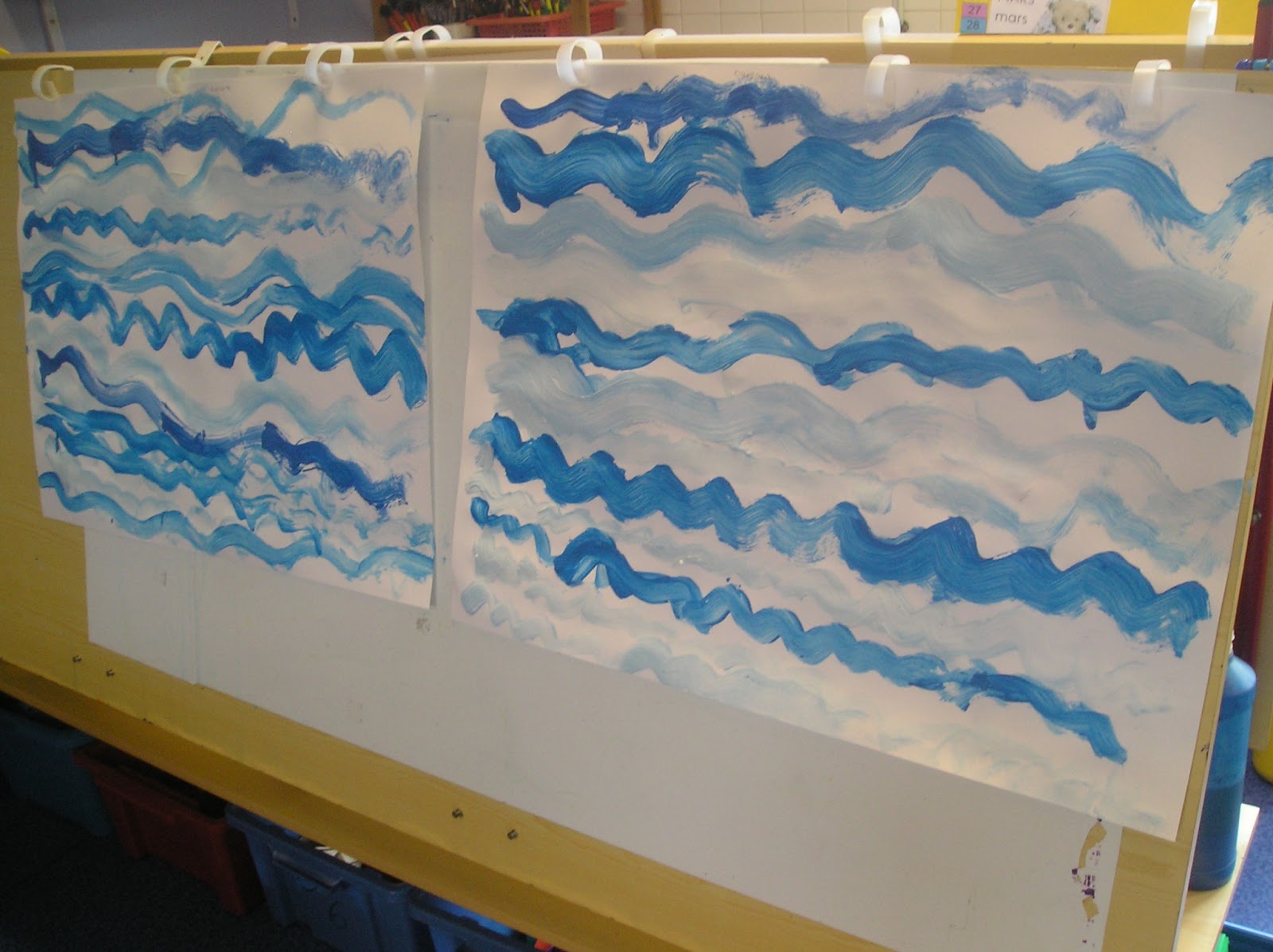 La classe des Gustins et Gustines: Graphisme de vagues et technique ...