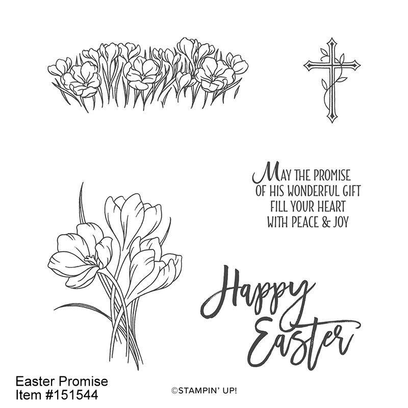 Personally Yours: Stampin' Up! Easter Promise Stamp Set - Happy Easter