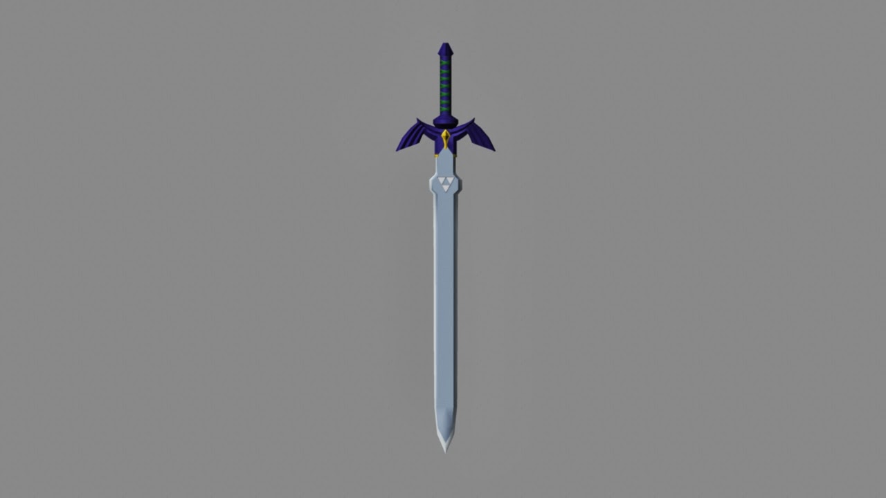 Eniitan Odutola: The Complete Master Sword 3D Model