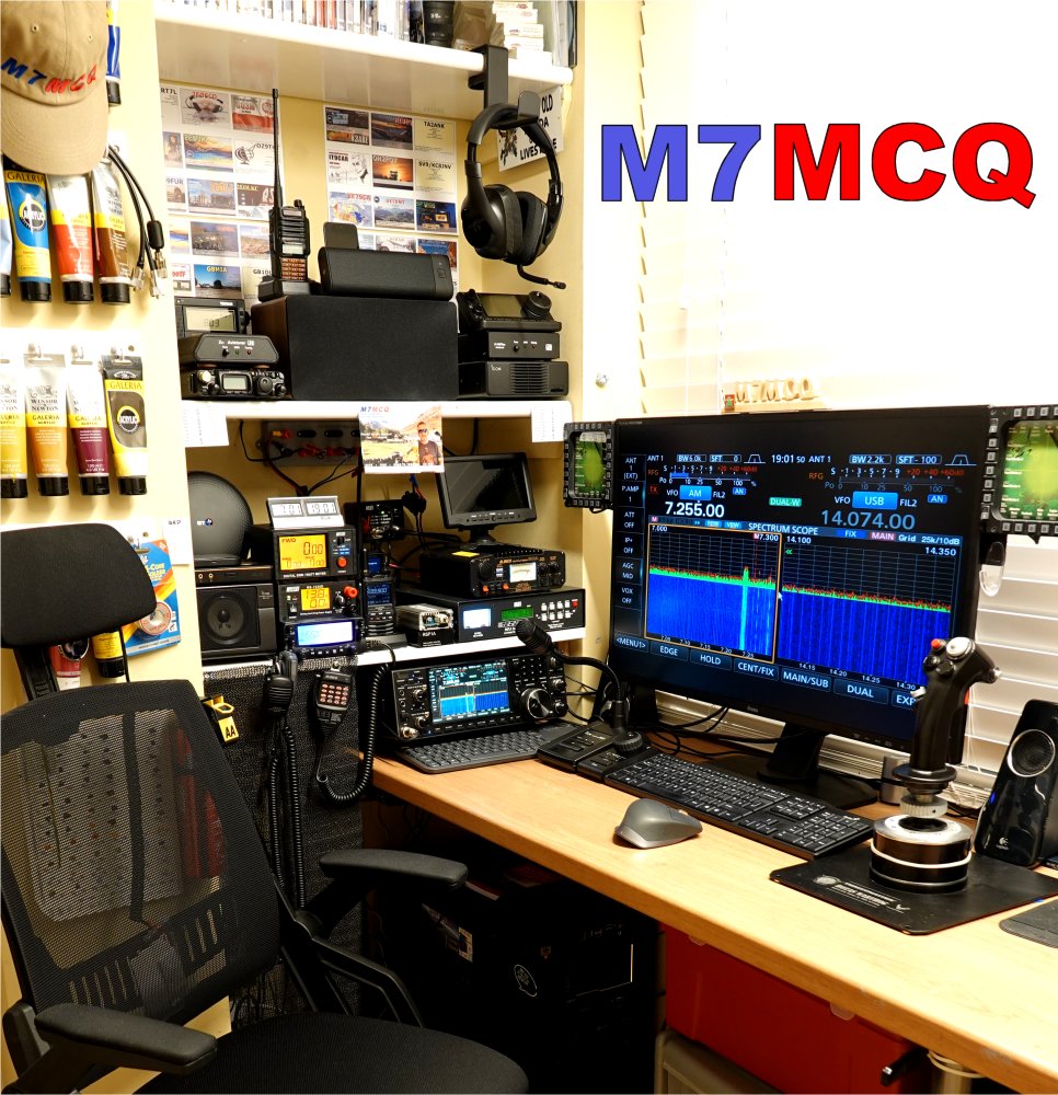 M7MCQ HAM RADIO BLOG: SHACK PIC - IC-7610