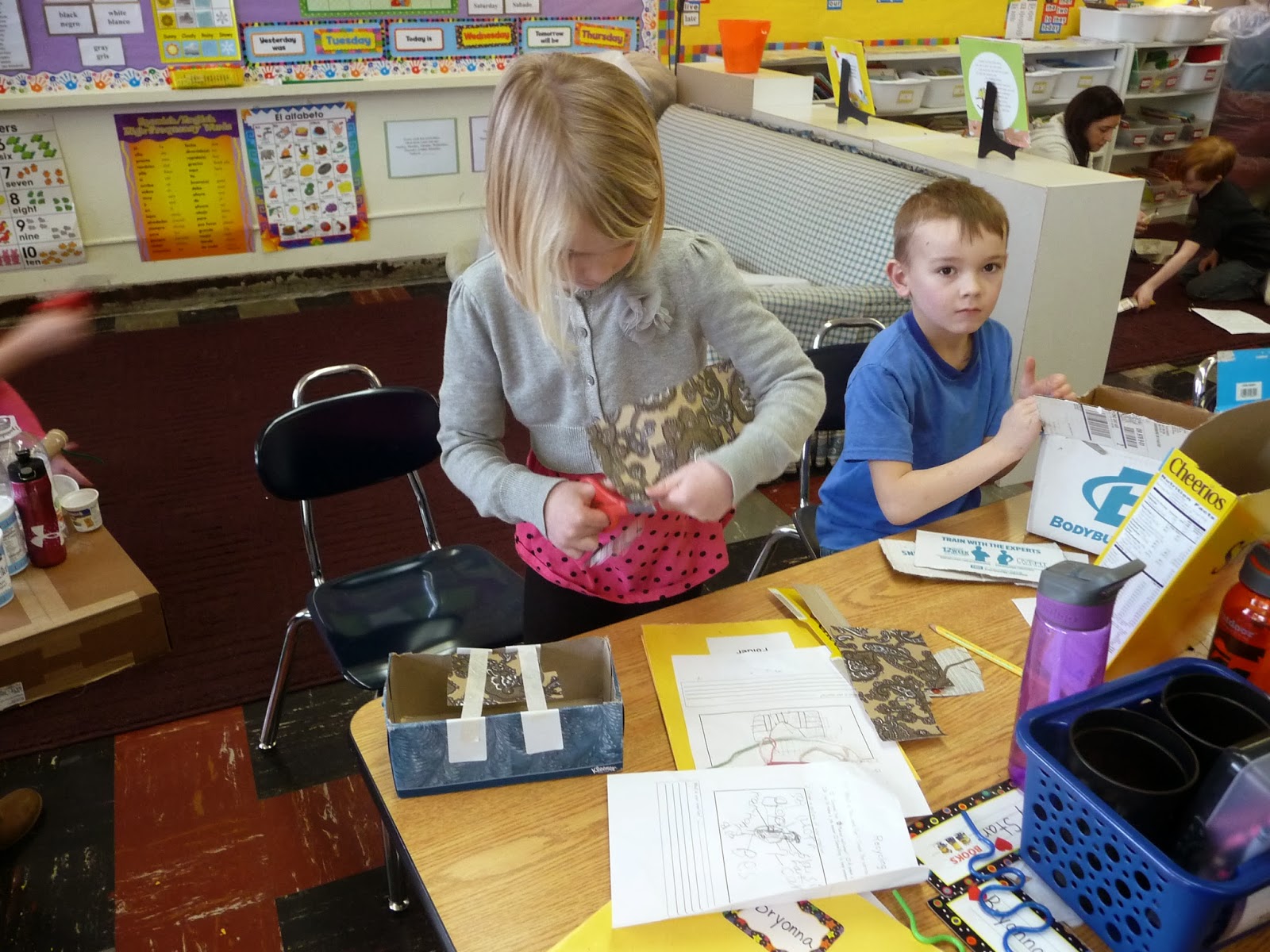 Mrs. Bowers' First Grade Stars: Recycling Creations