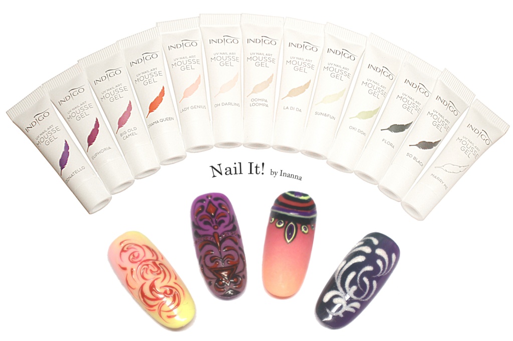 Indigo Nails "Mousse Gel" ::: Review and Nail Arts | NAIL IT! by Inanna