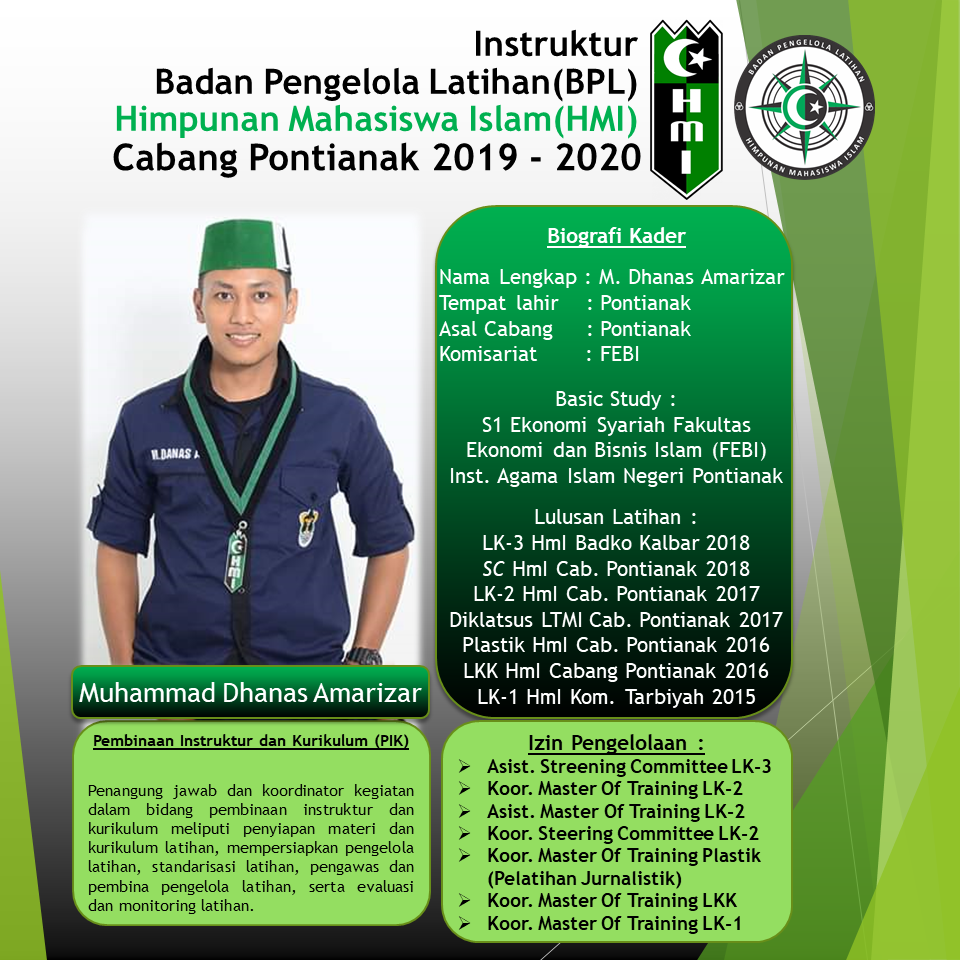 Profil BPL HMI Cabang Pontianak | Badan Pengelola Latihan(BPL) Himpunan Mahasiswa Islam(HMI ...