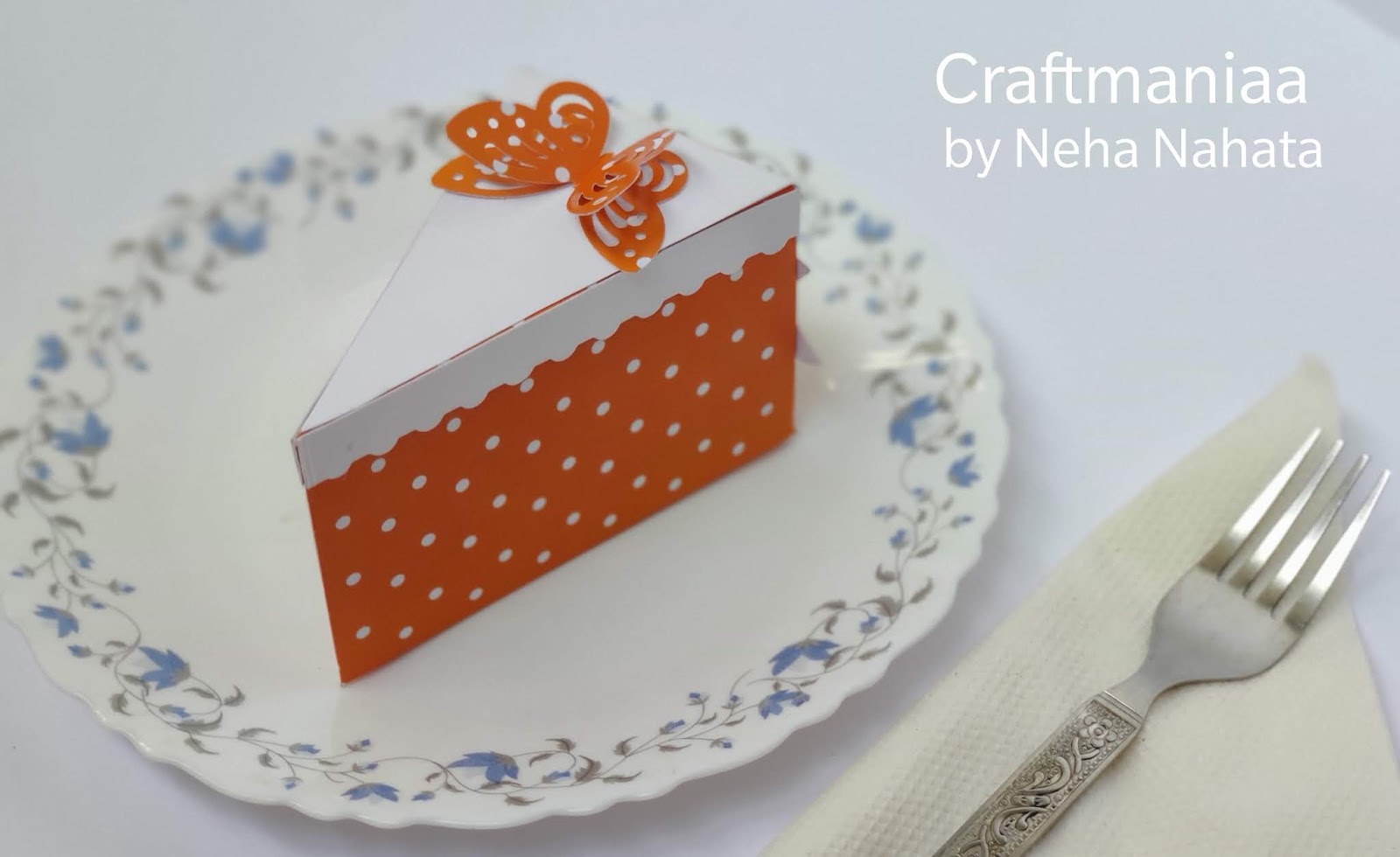 Cake slice box || Pastry box || DIY