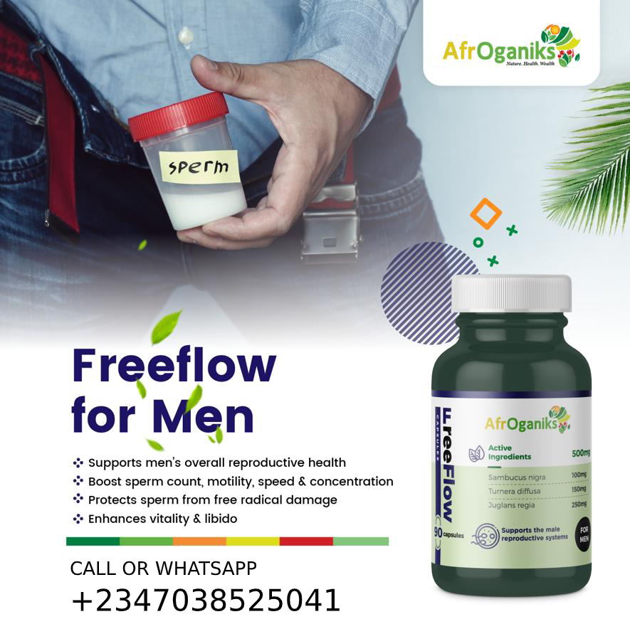 FreeFlow Capsule For MEN Fertility ~ FELOKLEAR FREEFLOW CAPSULE FOR MEN ...