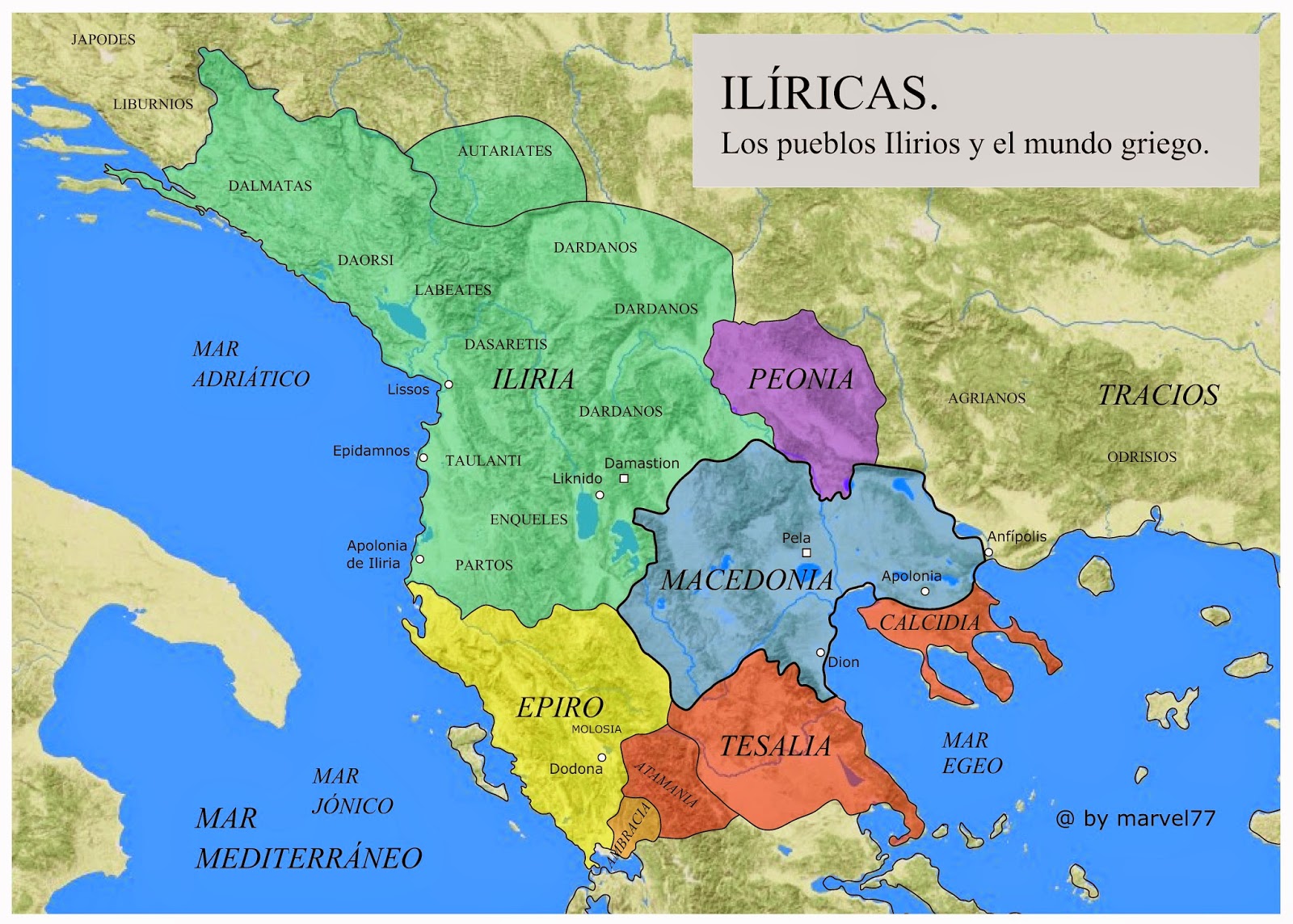 Anábasis Histórica: ILIRICAS, de los pueblos Ilirios y el mundo ...