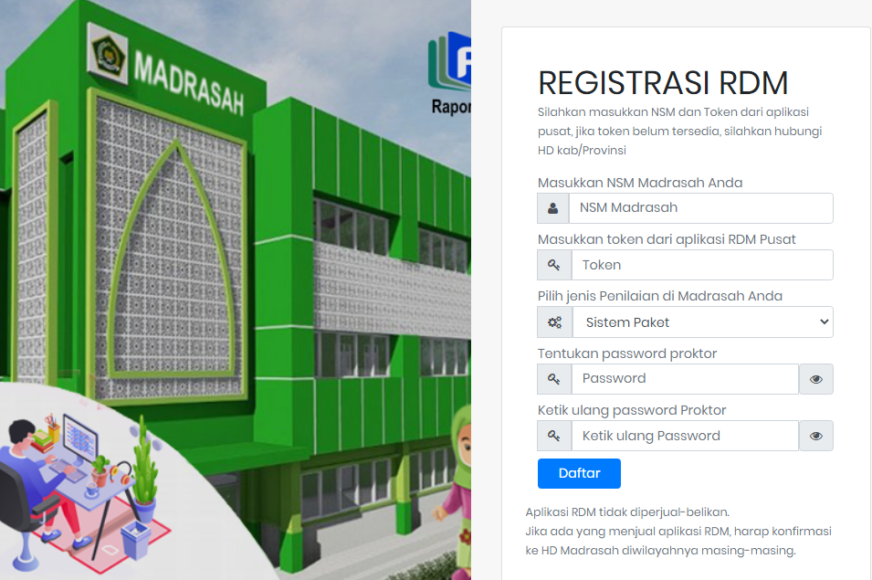 Cara Registrasi Akun RDM 2021 - Sinyal Abidnet