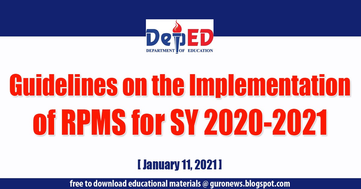 Guidelines on the Implementation of the Results-based Performance ...