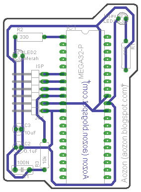 Membuat Skematik dan PCB Sismin ATmega32 dari Awal - Aozon