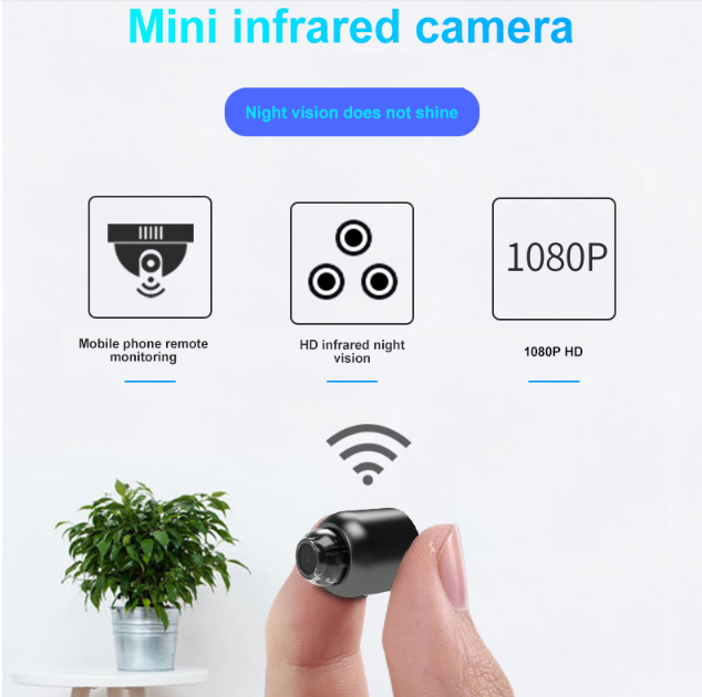 Security IP Camera 1080P 160 Degree Night Vision Audio Reording ...