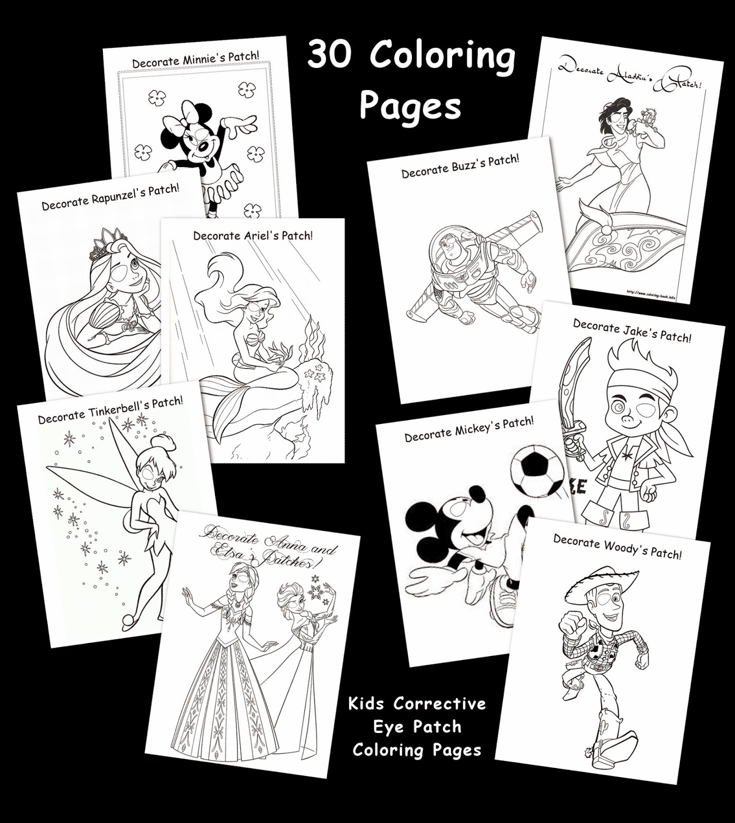 The Patty Cake Patch: Printable Patch Coloring Pages