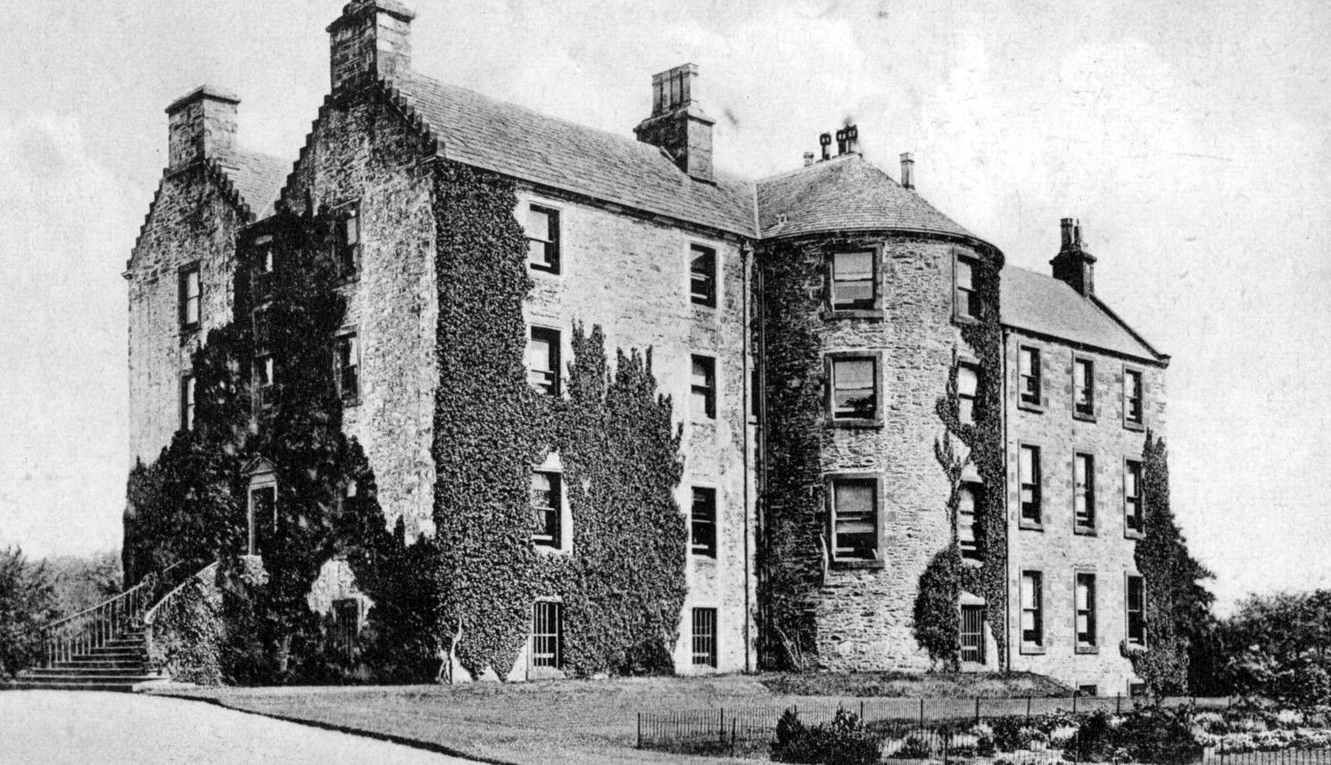 Tour Scotland: Old Photograph Ravenstone Castle Scotland