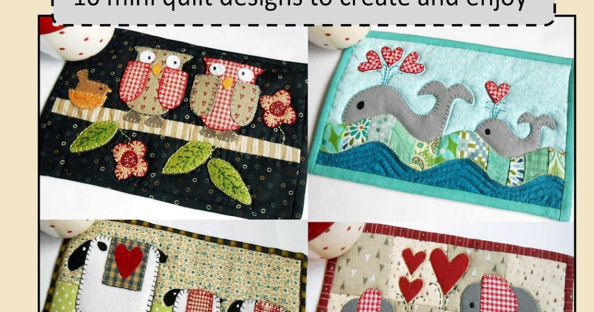 The Patchsmith: Patchsmith Animal and Pet and other mug rugs books on Etsy and Amazon