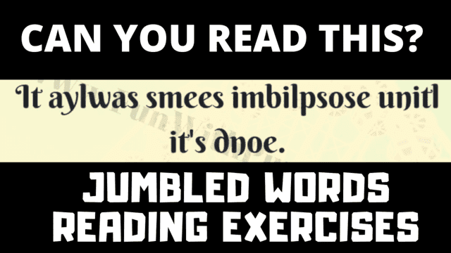 Mind-Bending Jumbled Word Brain Teasers in Video