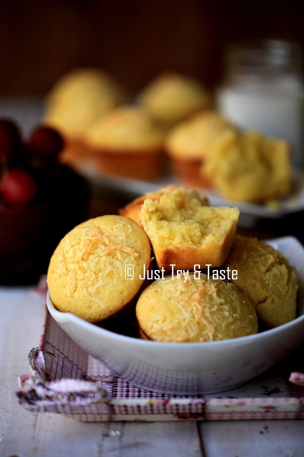 Resep Muffin Keju Cheddar | Just Try & Taste