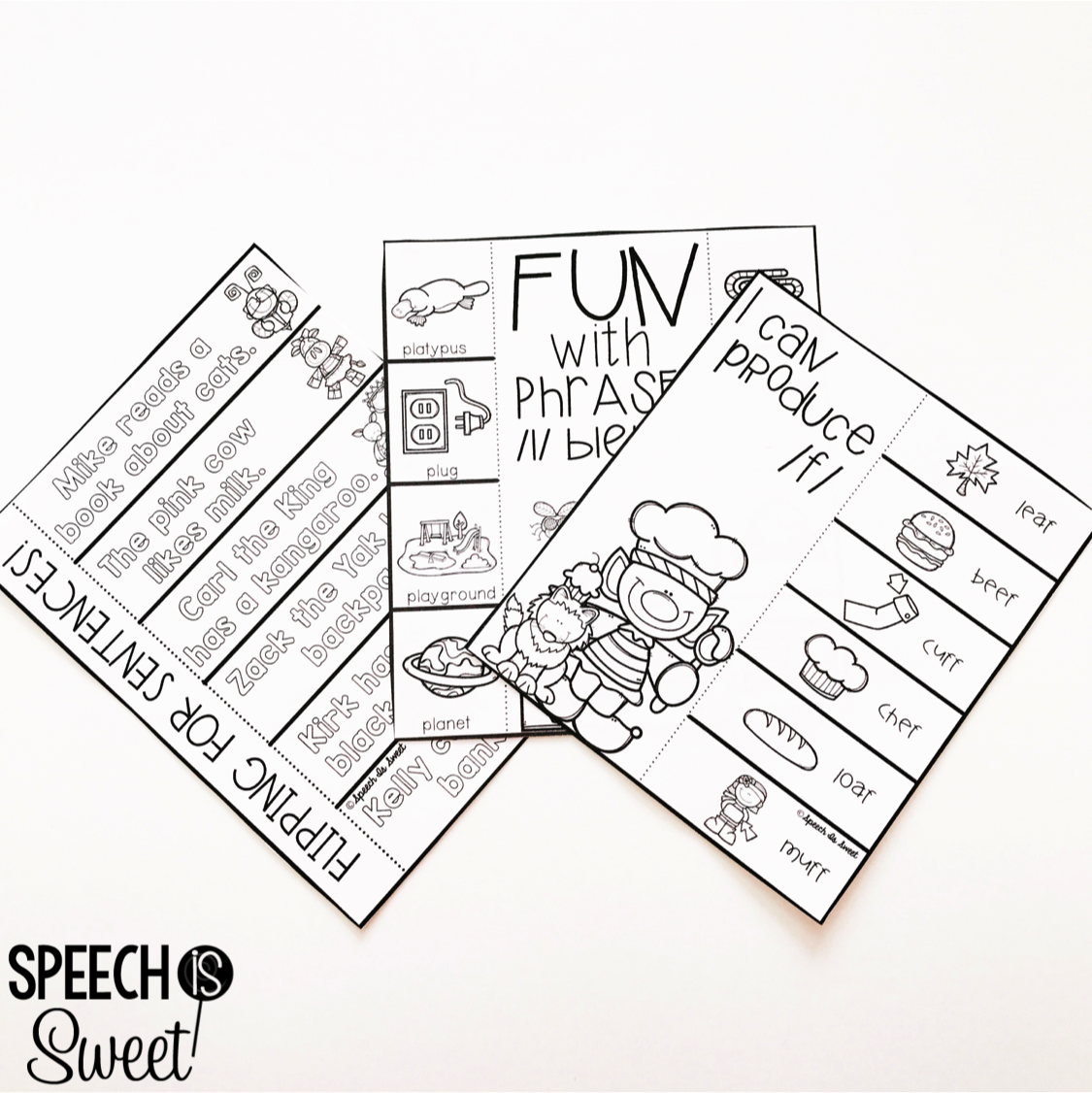 Articulation Lap Book Tutorial (plus freebie!) - Speech is Sweet