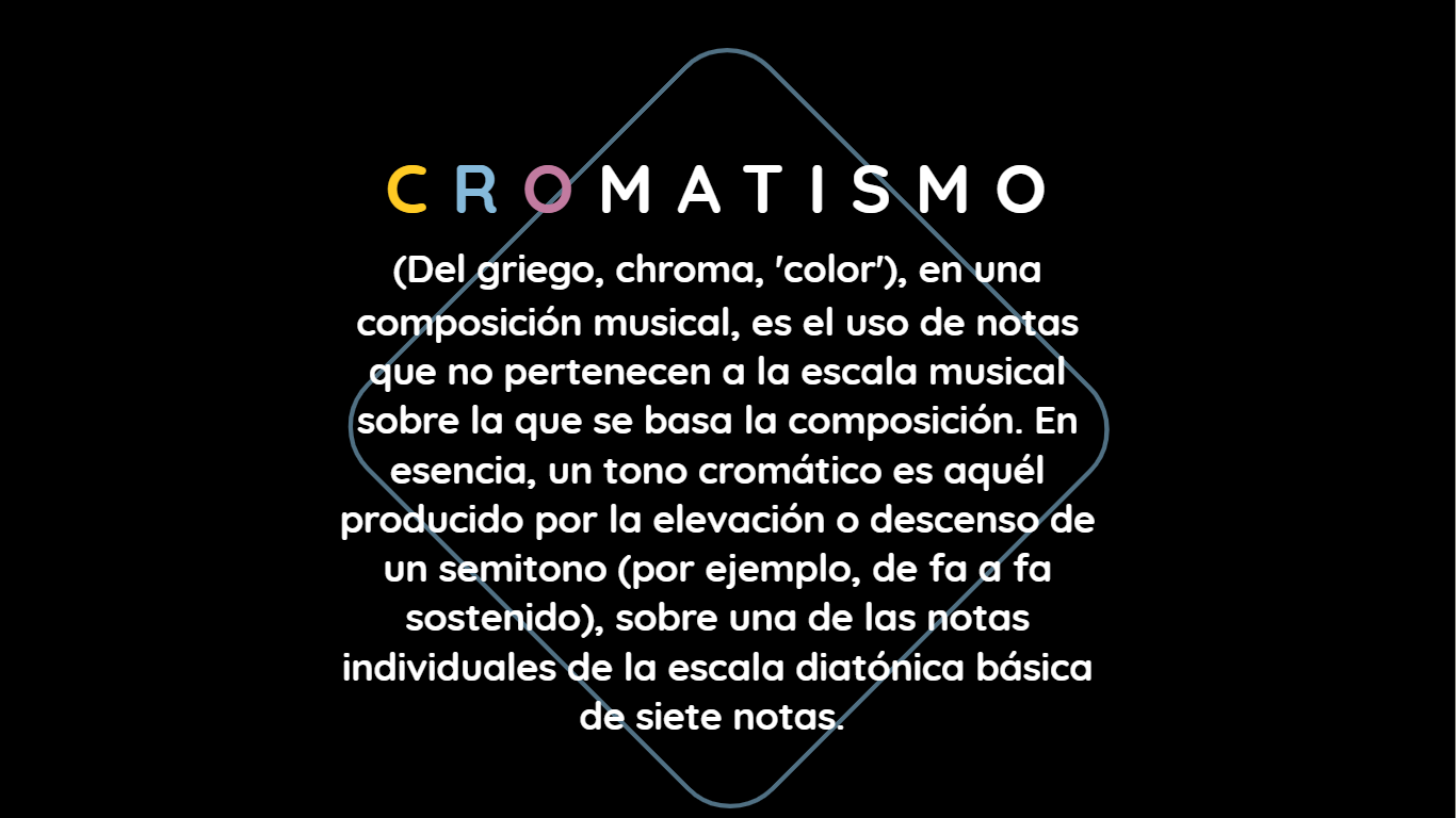 Tempo Di Teoria: Cromatismo