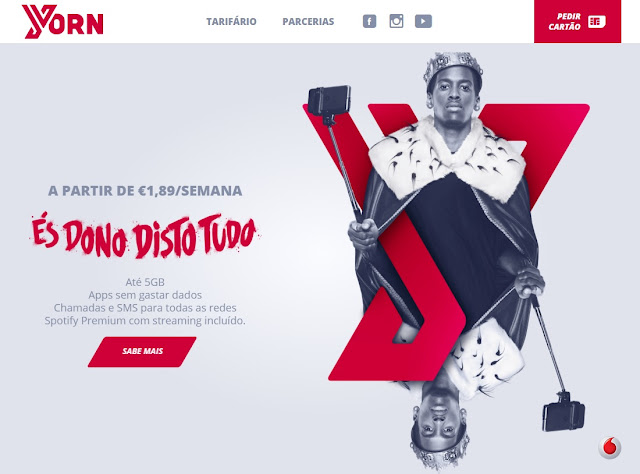 Yorn muda de imagem mas mantém irreverência e ofertas adicionais ...