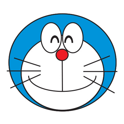 Doraemon Head | D'Vecto