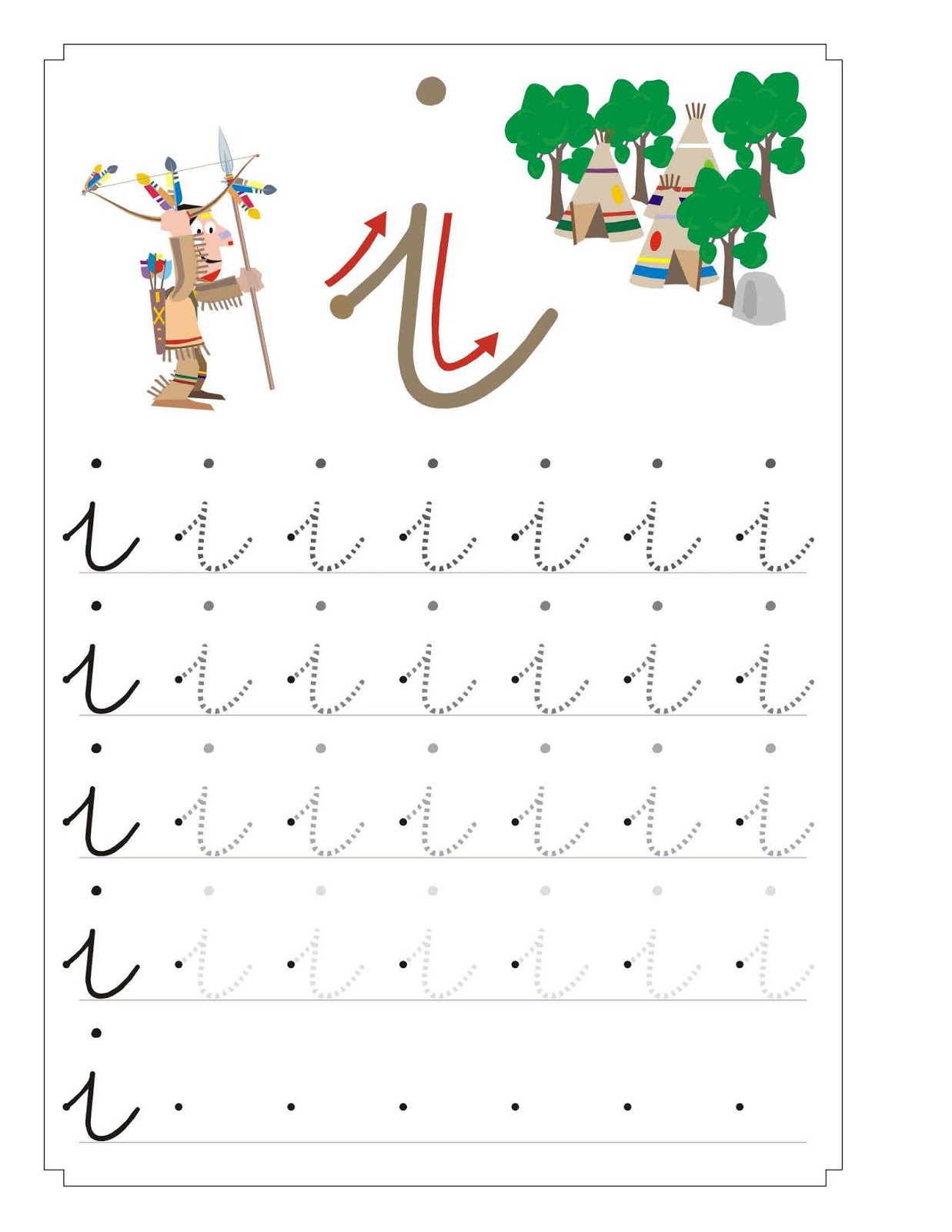 Aprendiendo Las Vocales: El trazo de las vocales