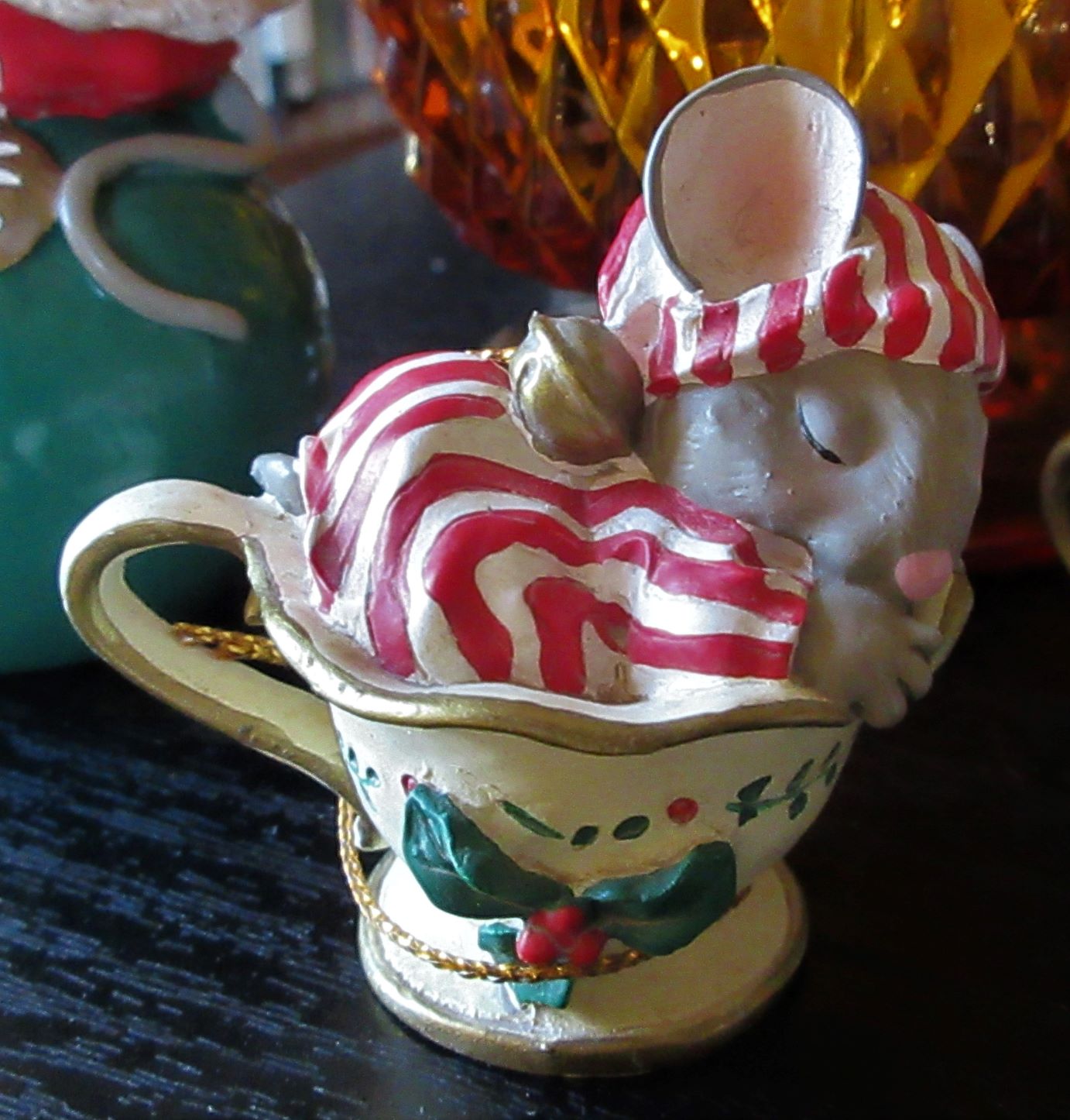 Ephemera: Brocade Boots and a Gold Skirt Flashback; Mice Decorations