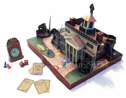 Escape From The Haunted Mansion Board Game | Paperized Crafts