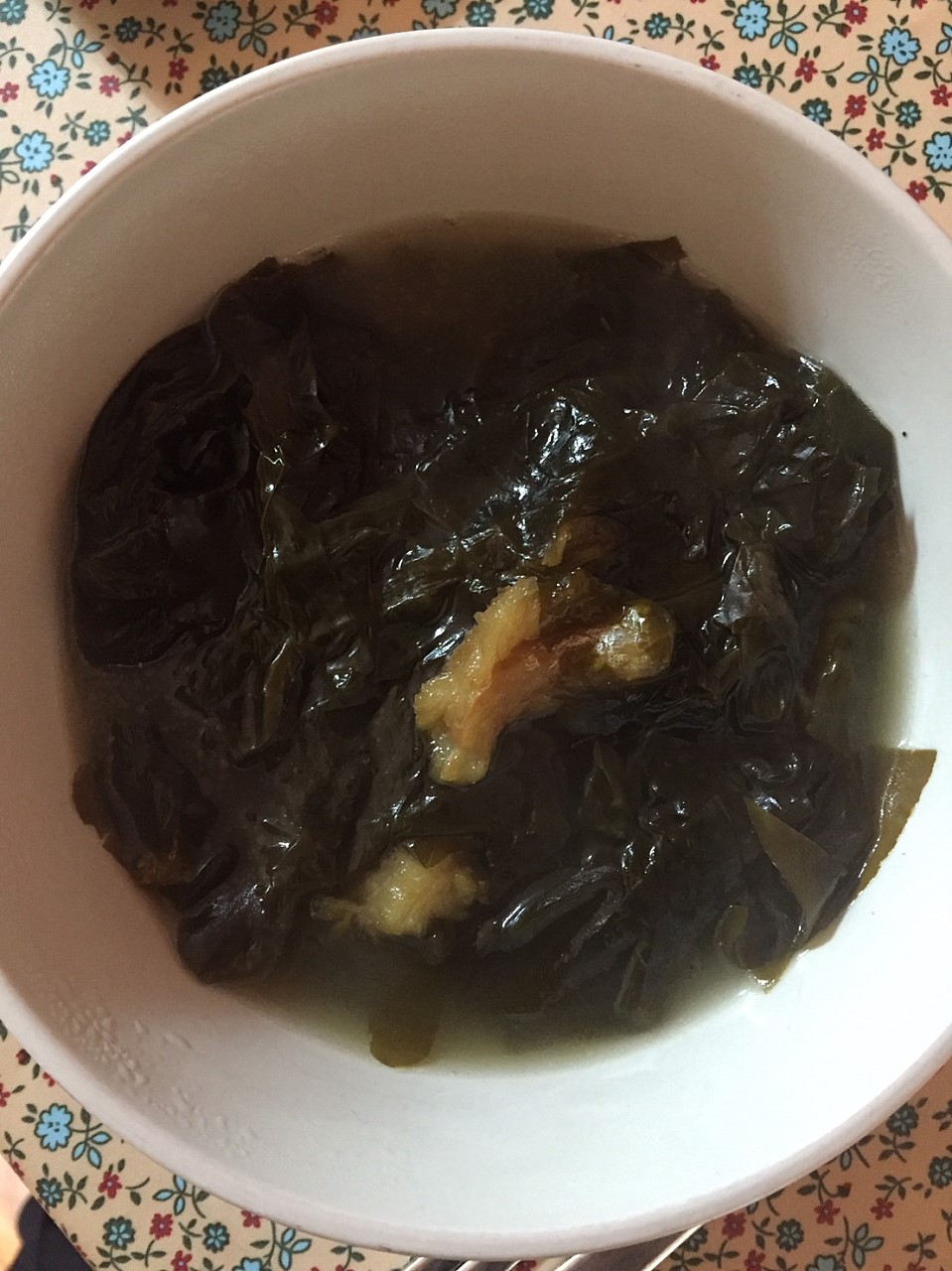 My Korean Food Recipes: Sea mustard soup with dried pollack